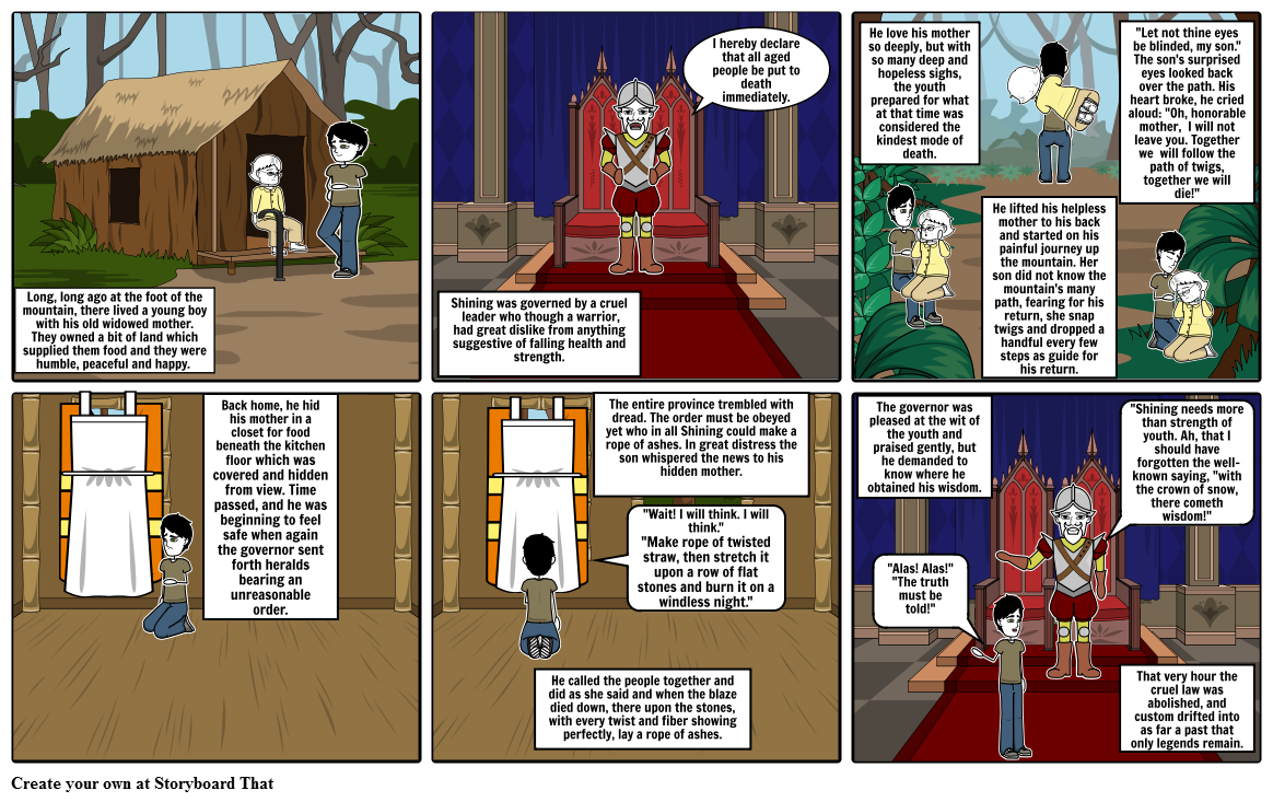 The Aged Mother: A Folktale of Wisdom – Reading Litty